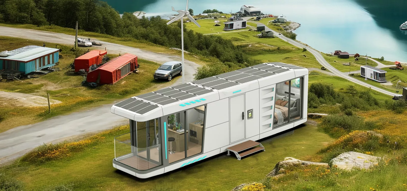 Smart Camping Site-Space Capsule House - JUNNAN